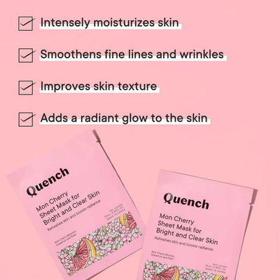 Quench Sheet Mask: K-Beauty Face Masks | Quench Botanics