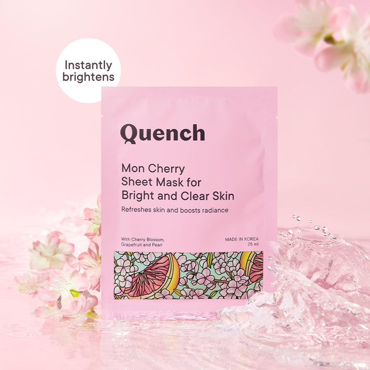 Brightening & Skin Clarifying Sheet Mask with Cherry Blossom Radiance ...