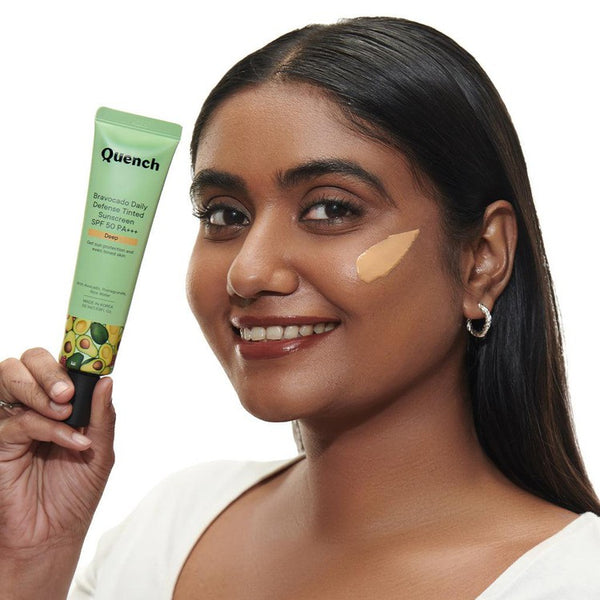 Daily Defense Tinted Sunscreen SPF… – Quench Botanics