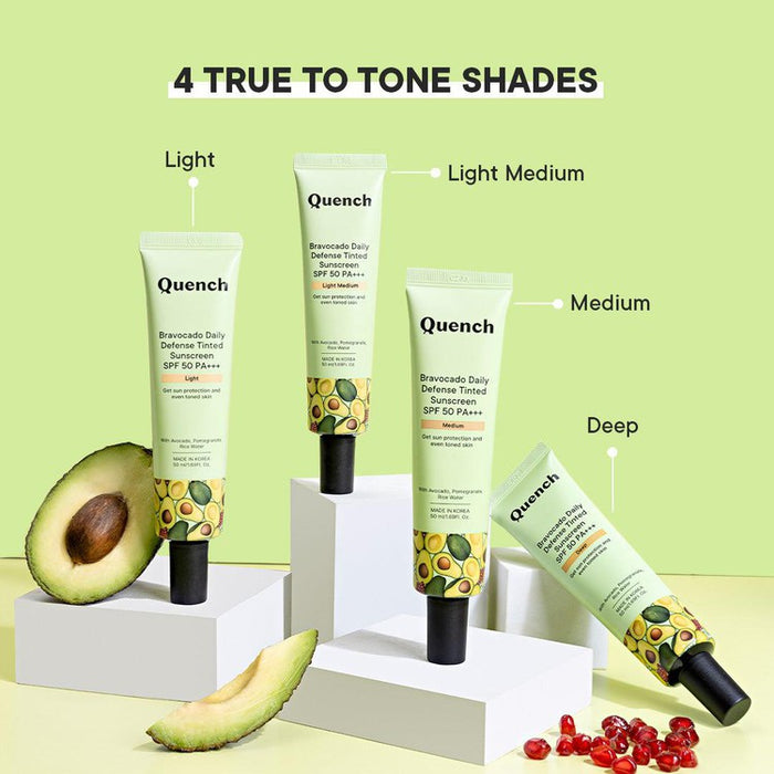 Daily Defense Tinted Sunscreen SPF… – Quench Botanics