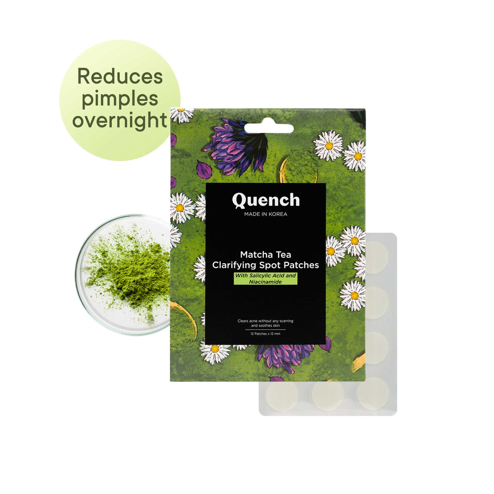 Matcha Tea Clarifying Acne Patches – Quench Botanics