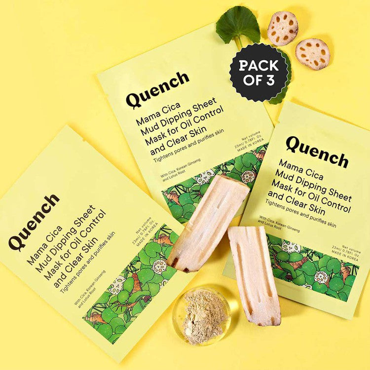 Mud Sheet Mask with Cica… | Sheet Mask – Quench Botanics